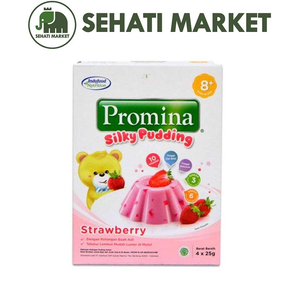 PROMINA SILKY PUDDING STRAWBERRY 100 g 100g | Lazada Indonesia