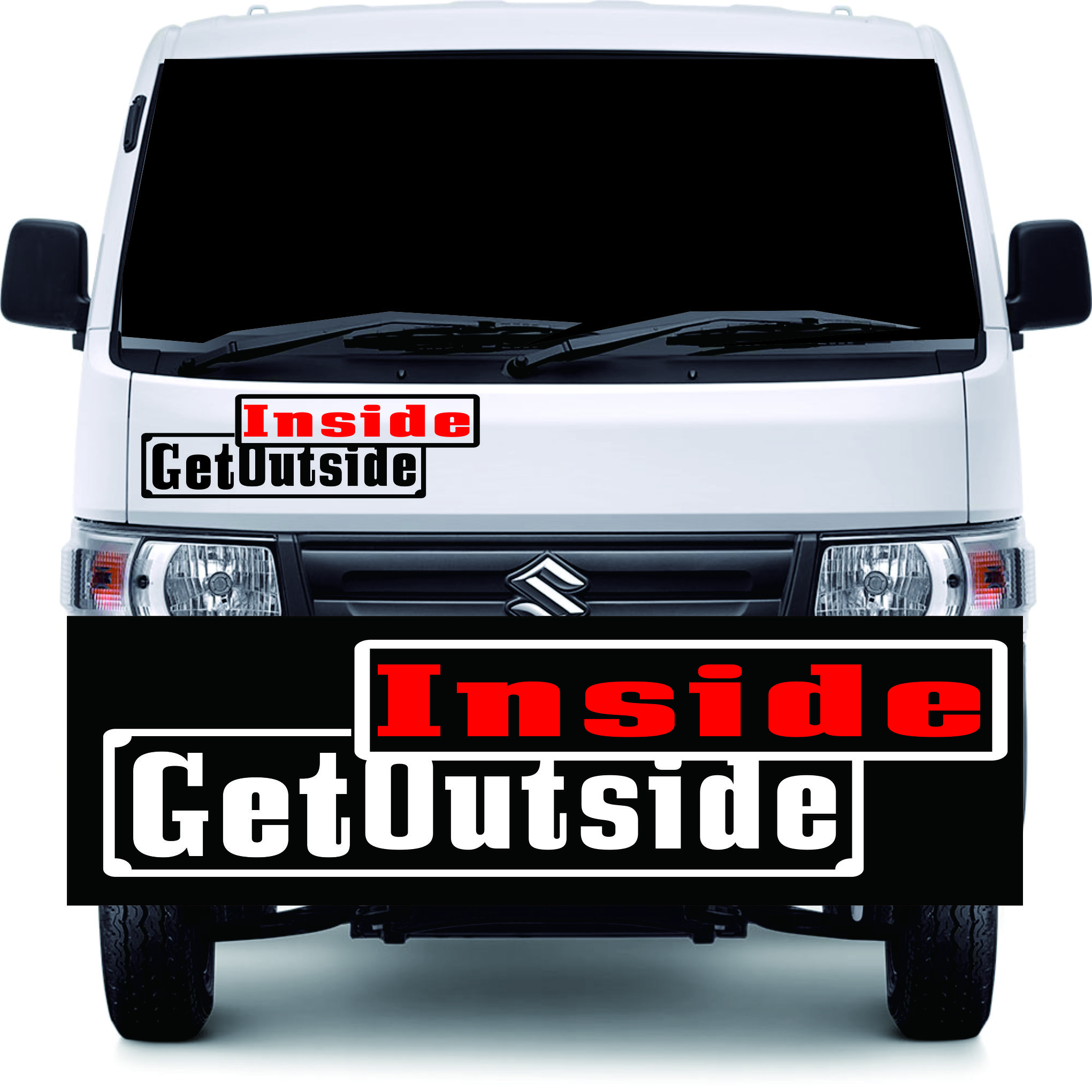 stiker mobil cutting sticker untuk kabin mobil pick up cold disel dan ...
