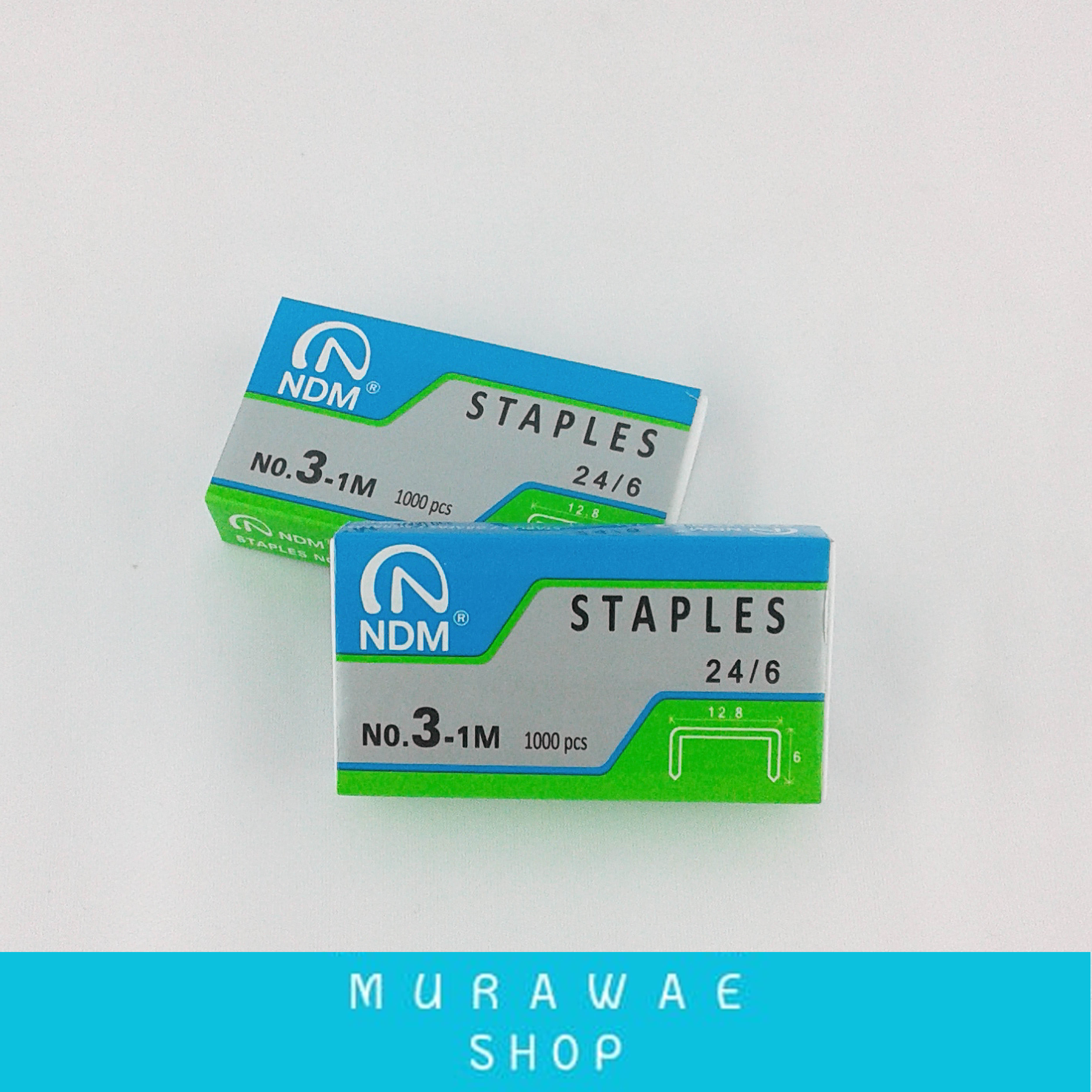 Isi Staples no 3 box kecil / NDM Isi Staples no 3-1M box kecil | Lazada ...