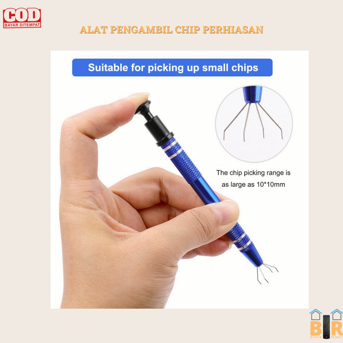 Pinset Pengambil Komponen Kecil Pengambil Bagian Elektronik Chip IC ...