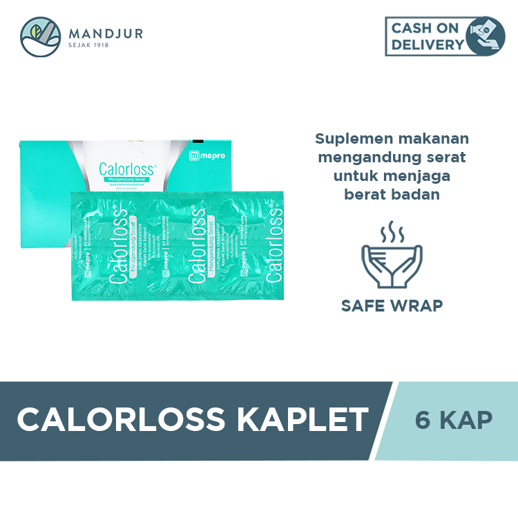 Calorloss 1000 mg 6 Tablet - Suplemen Makanan Kaya Serat | Lazada Indonesia