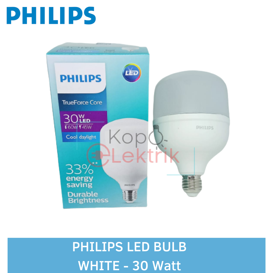 Lampu LED Philips TrueForce 30W 30 Watt Putih | Lazada Indonesia