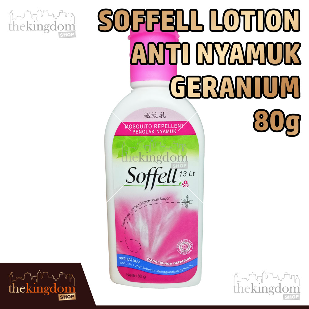 Soffel Lotion Anti Nyamuk Geranium 80g Sofel Soffell Losion Aroma ...