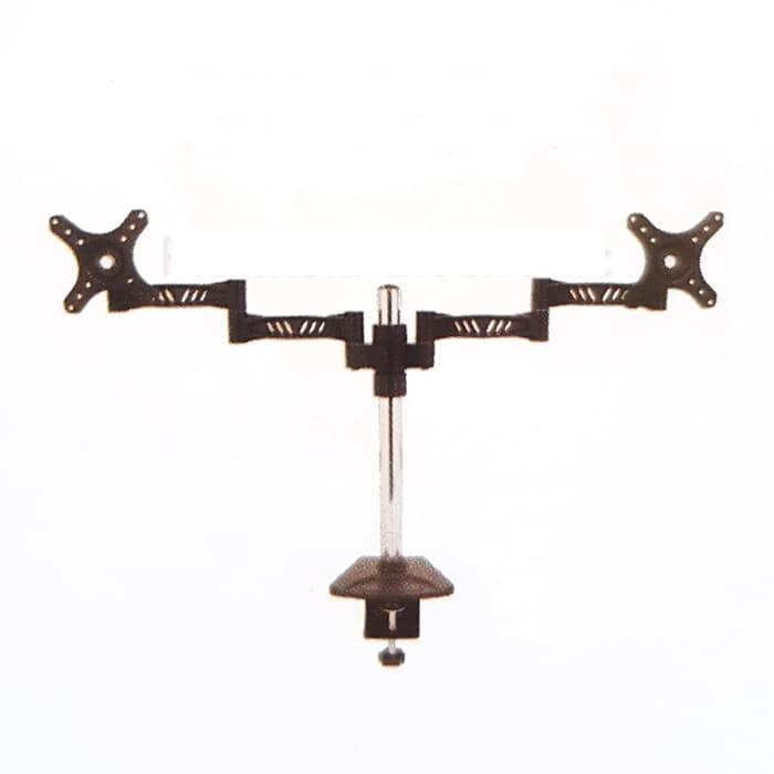 SitStand Double LCD Dual Monitor ARM Mount Desk Stand Bracket tv ...