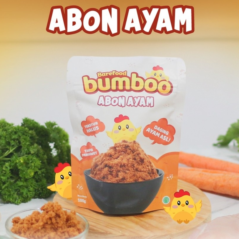 BUMBOO Abon Asli - Tekstur Lembut MPASI Si Kecil - Sumber Protein ...