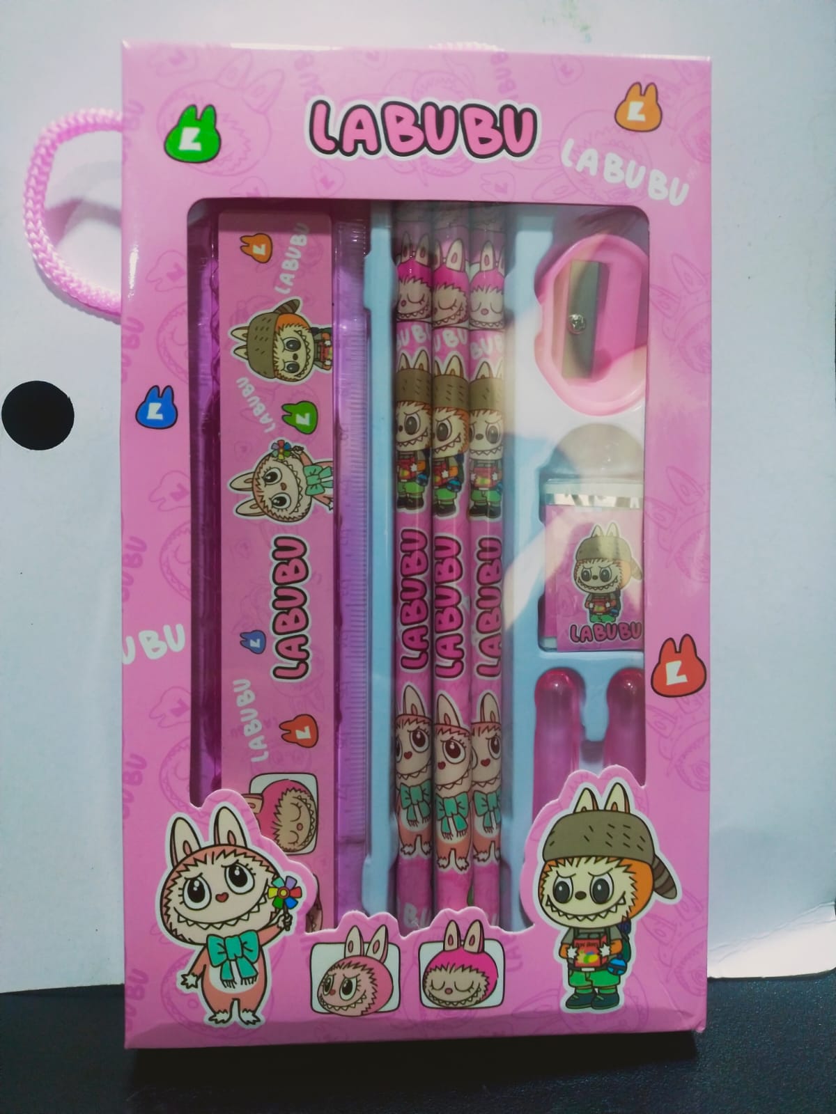 Alat Tulis 8in1 Labubu ATK Stationery Set Kotak Pensil The Monsters ...