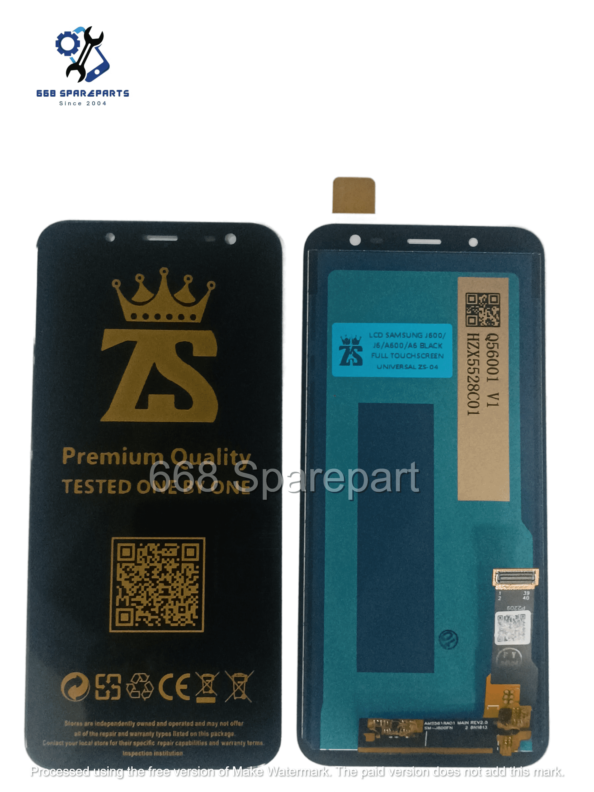 LCD SAMSUNG J600/J6/A600/A6 BLACK FULL TOUCHSCREEN UNIVERSAL | Lazada ...