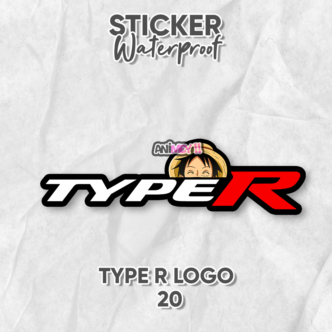 Stiker Type R Logo Anime / Sticker Anime waterproof | Lazada Indonesia