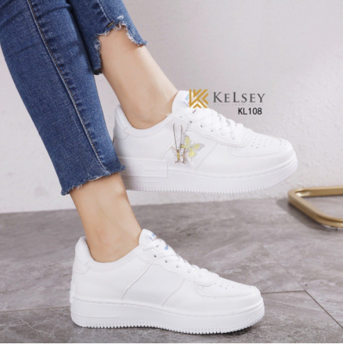 COD!!! NICOLE SEPATU SNEAKERS WANITA TALI KELSEY KL108 | Lazada Indonesia