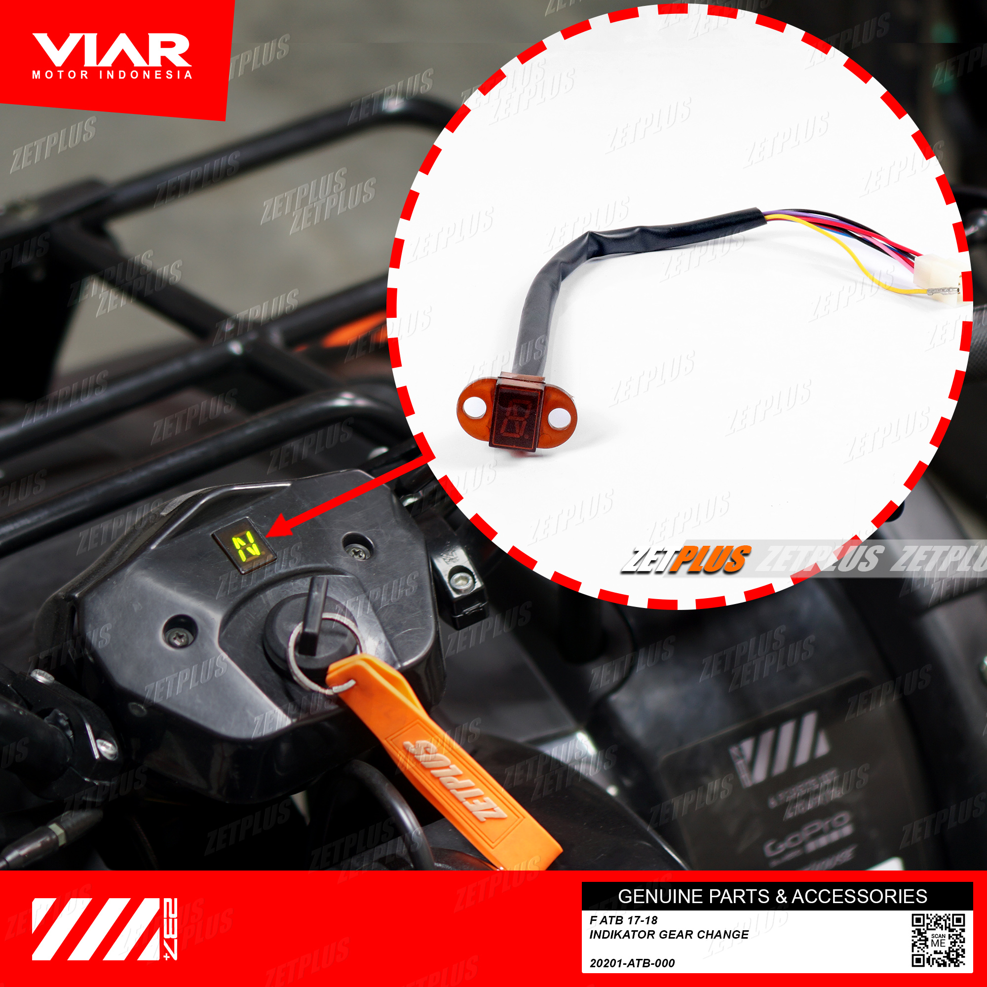 LAMPU INDIKATOR (R-N-1-2-3) ATV RAZOR 150 UT /indicator gear change ...