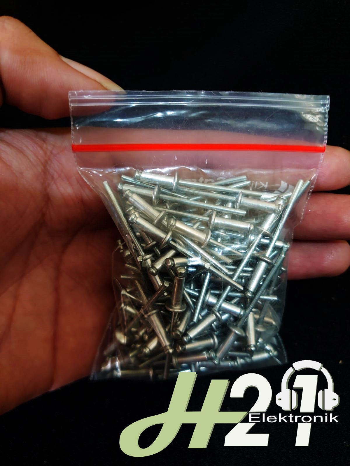 Paku rivet rivetti 435 1 kotak/dus isi 1000 pcs paku keling riveti paku ...