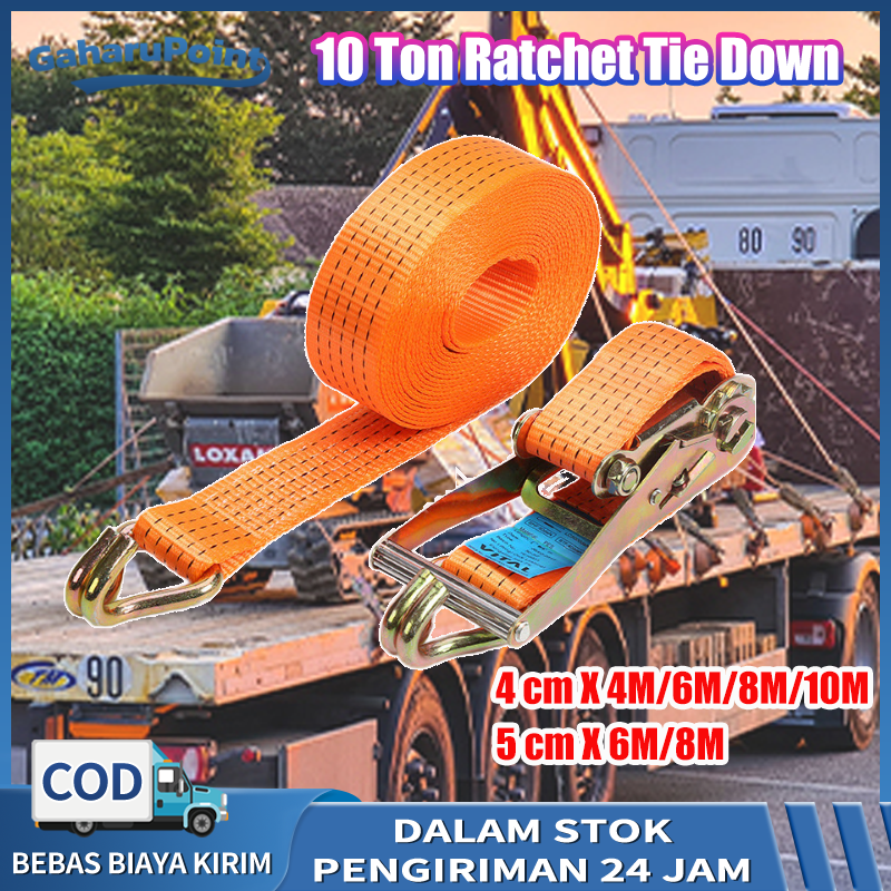 5 cm X 6M/8M ,4 cm X 4M/6M/8M/10M 10 Ton Tali Kecepatan Ratchet Tie ...