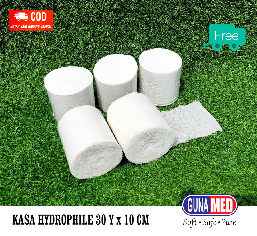 GUNAMED KASA gulung kasa steril 10 cm x 40 yard - 10cm x 40yard ...