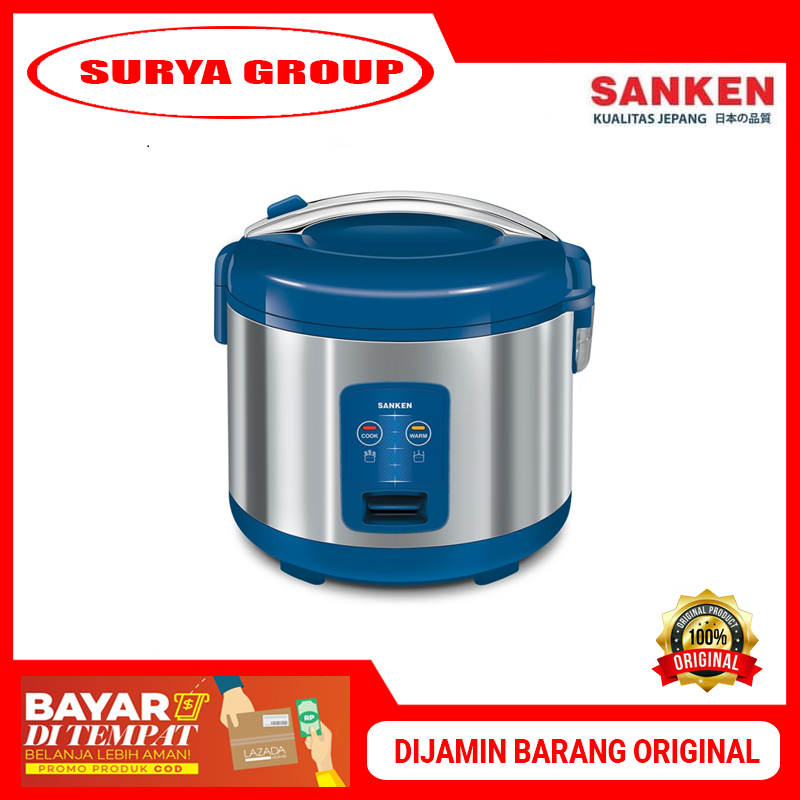 Sanken SJ2000 Rice Cooker/Magic Com Stainless Steel (1.8 Liter ...