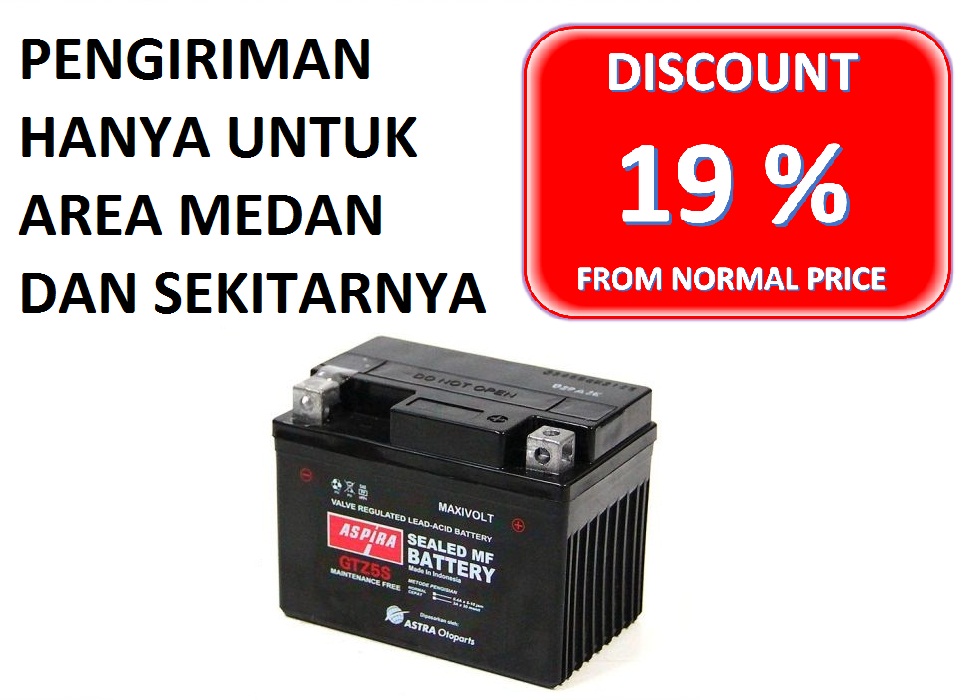 AKI / BATTERY ASPIRA GTZ5S MF | Lazada Indonesia