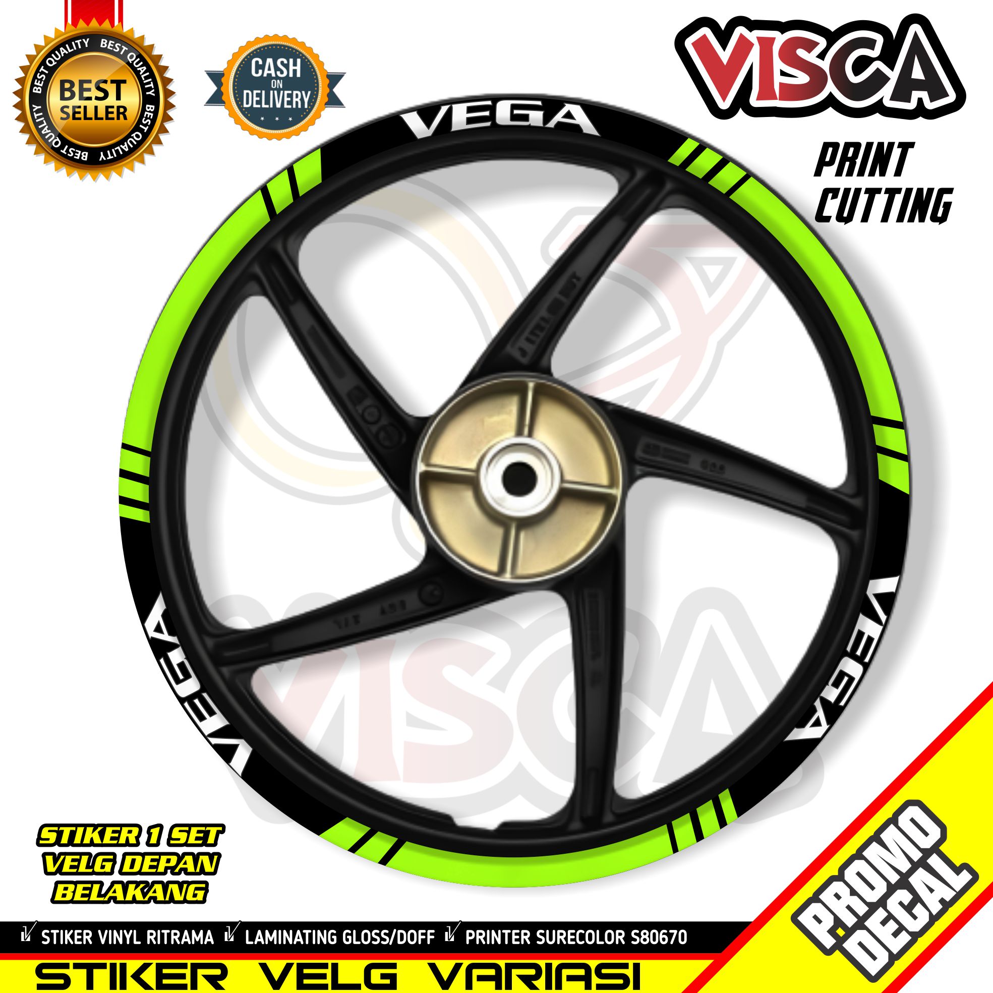 Stiker Velg - Sticker Velk - Stiker Cutting Velg - Stiker Velk Motor ...