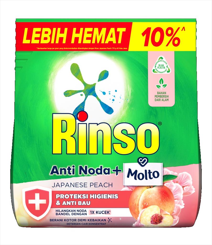 Rinso Molto Deterjen Bubuk Japanese Peach 195 g | Lazada Indonesia