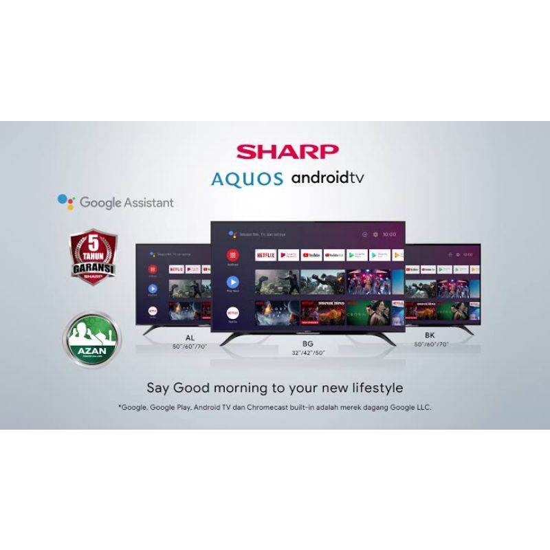SHARP 32 Inch Android TV LED 2T C32BG1I | Lazada Indonesia