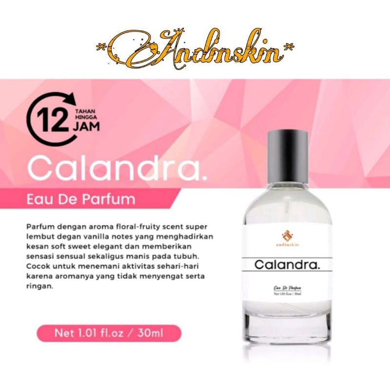 PARFUM ANDINSKIN EAU DE [ CALANDRA ] | Lazada Indonesia