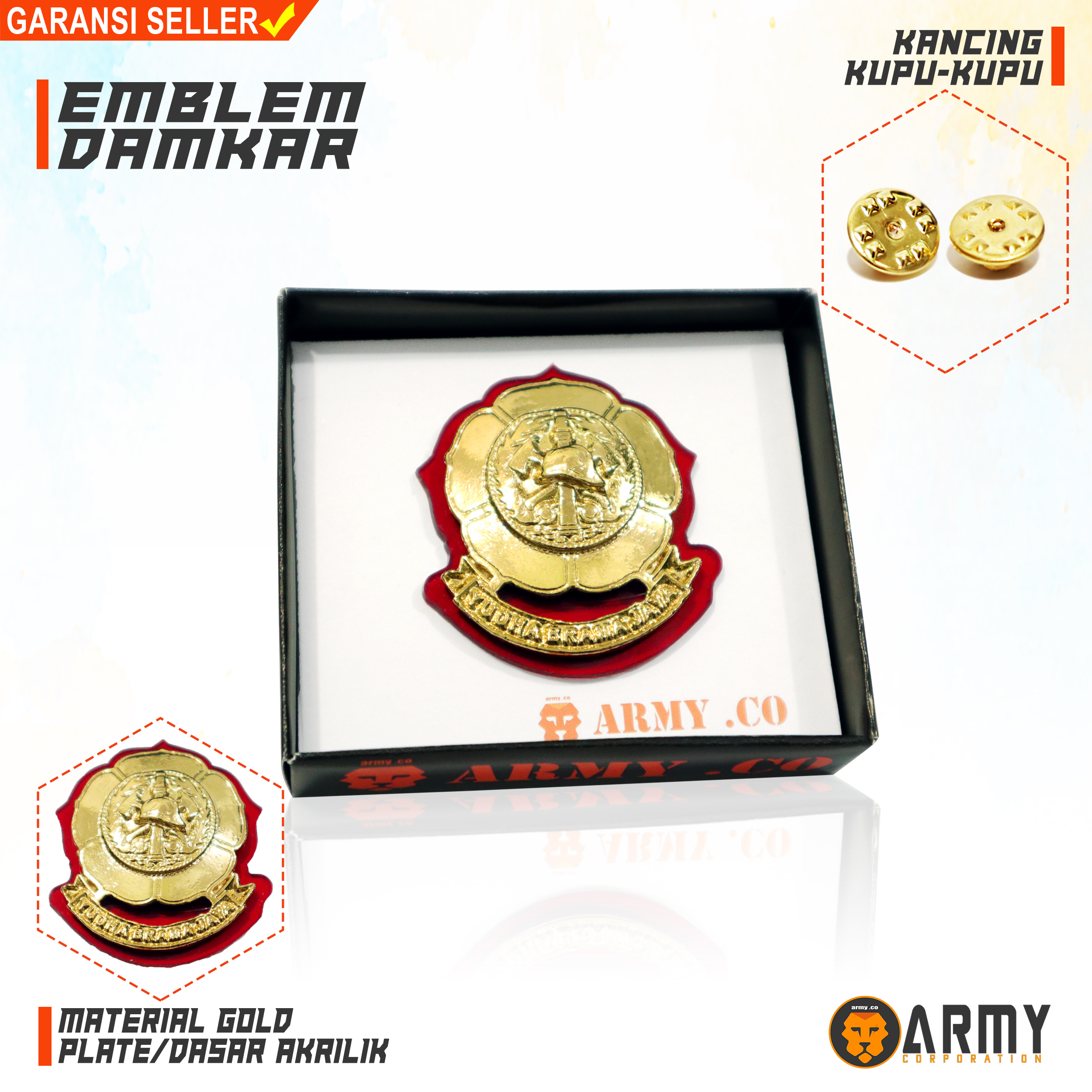 EMBLEM BARET DAMKAR/BREVET PIN PEMADAM | Lazada Indonesia