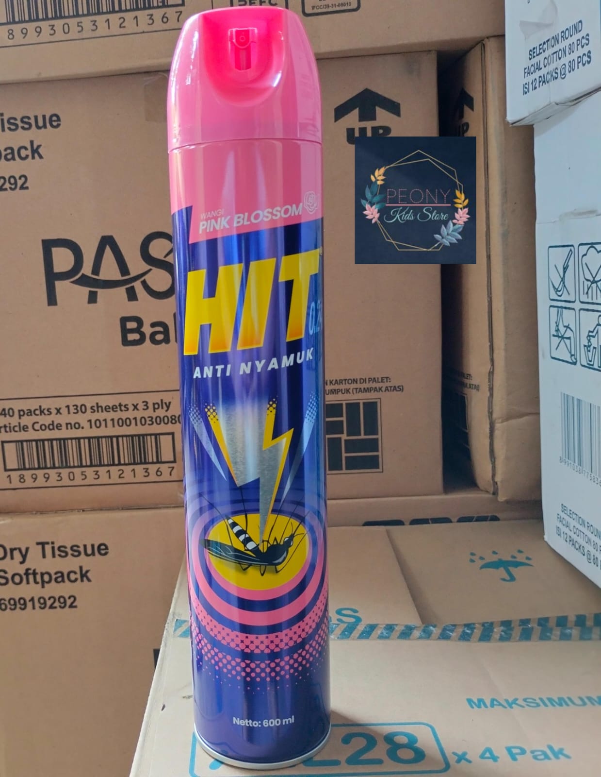 HIT AEROSOL 600ML / PEMBASMI NYAMUK / OBAT NYAMUK SEMPROT 600 ML ...