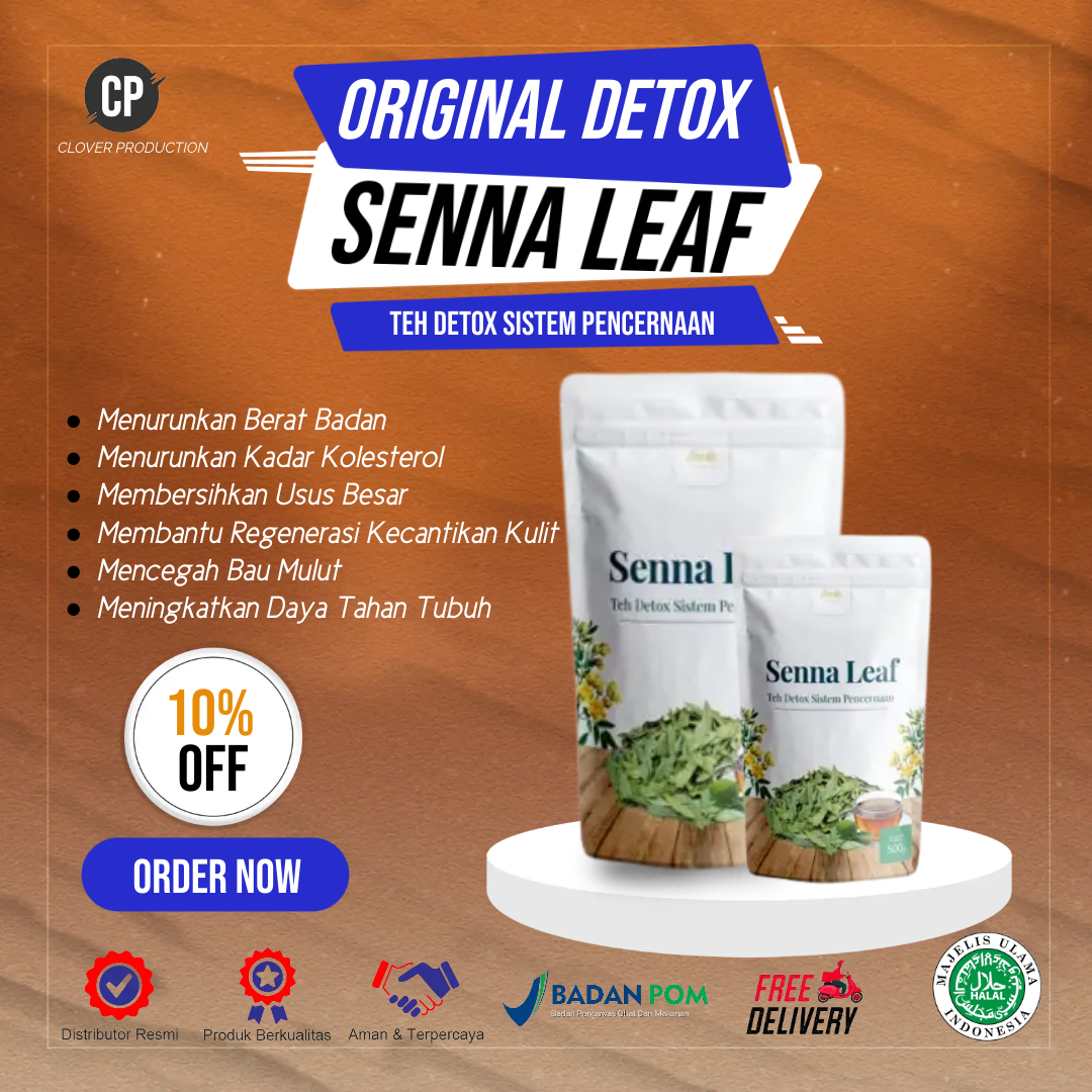 Teh Detox "SENNA LEAF" Melancarkan Sekresi Kotoran Serta Menjaga ...