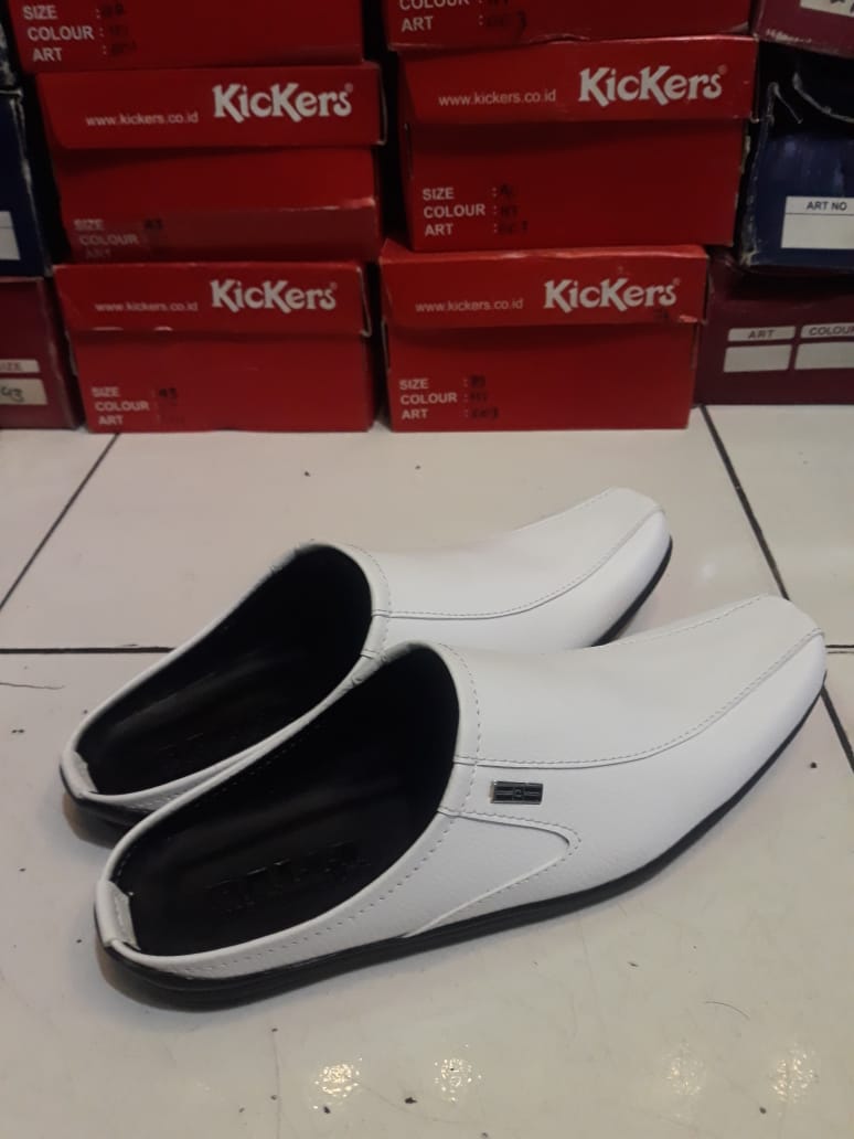 Sepatu Sandal selop slip on formal casual Slop Bustong Pria Kulit ...