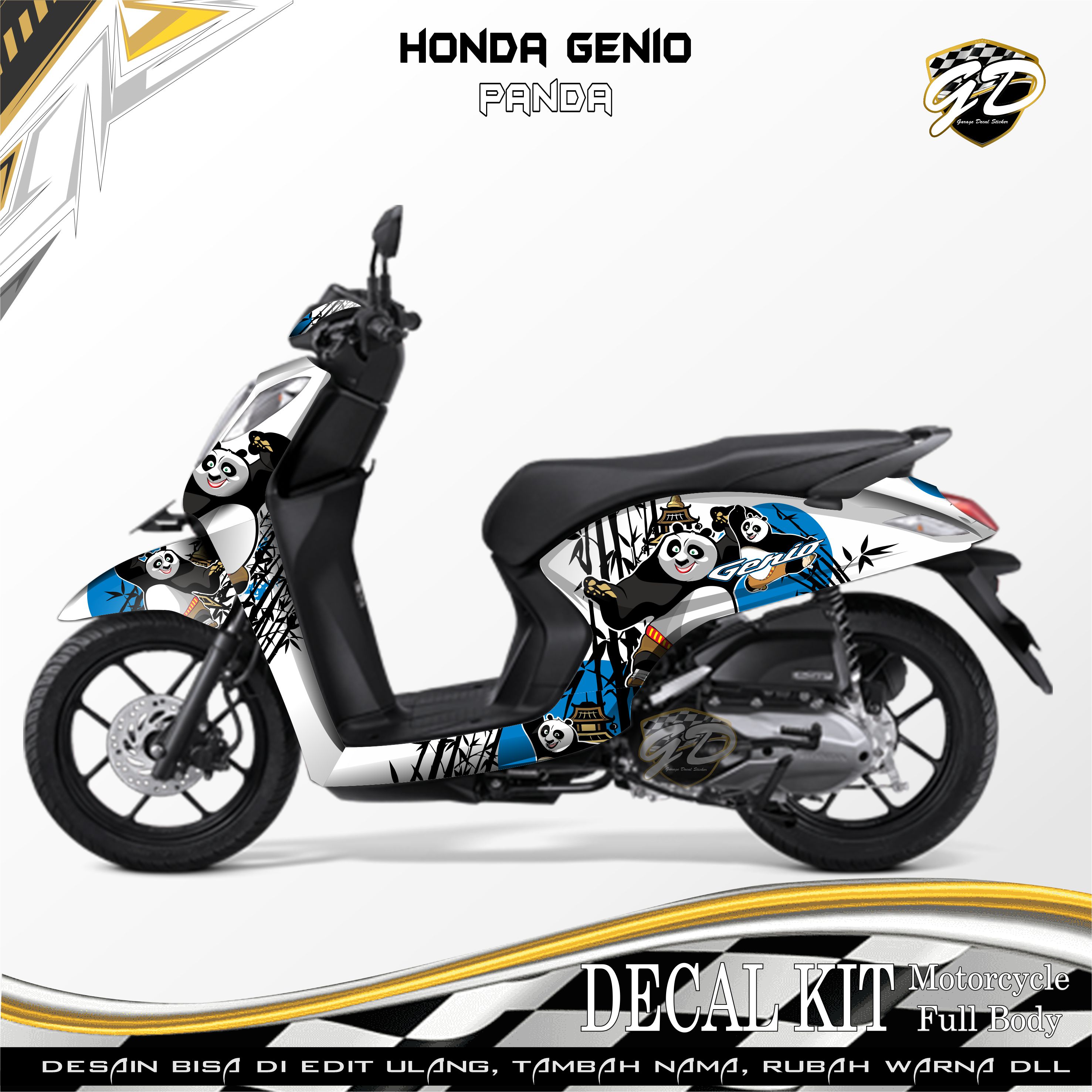 Decal Genio Full Body Decal Honda Genio Full Body Stiker Genio Full ...