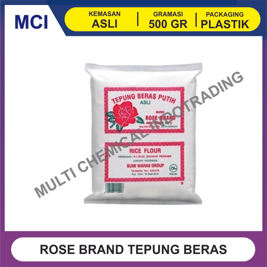 TEPUNG BERAS PUTIH ROSE BRAND 500 GR | Lazada Indonesia