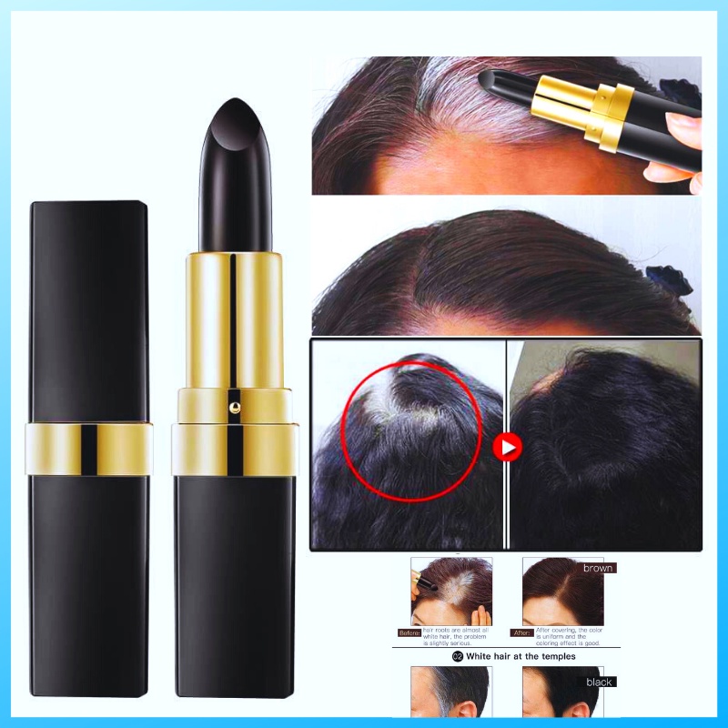 Bright Hair Pen Hair Dye Pen Hairline Fill Instant Gray