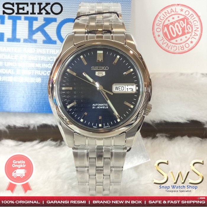 SEIKO 5 Sports SNK357 Original SNK357K1 Automatic Jam Tangan Pria ...