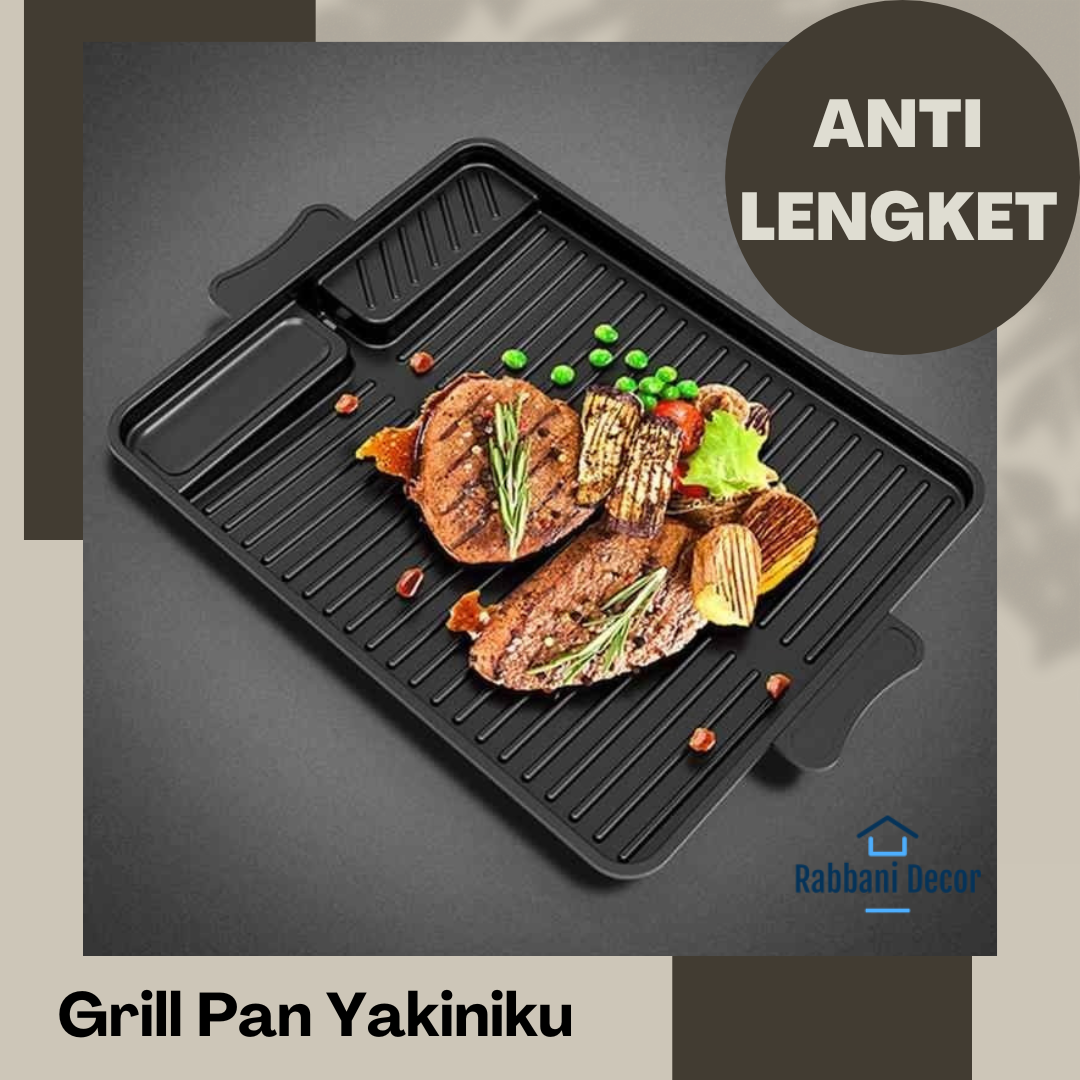 MULTI BBQ GRILL PAN Alat bakar bakaran / panggangan / pemanggang Anti ...