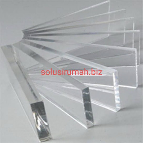 Acrylic Akrilik Sheet mika Custom Lembaran 8mm bening per100cm 8 mm ...