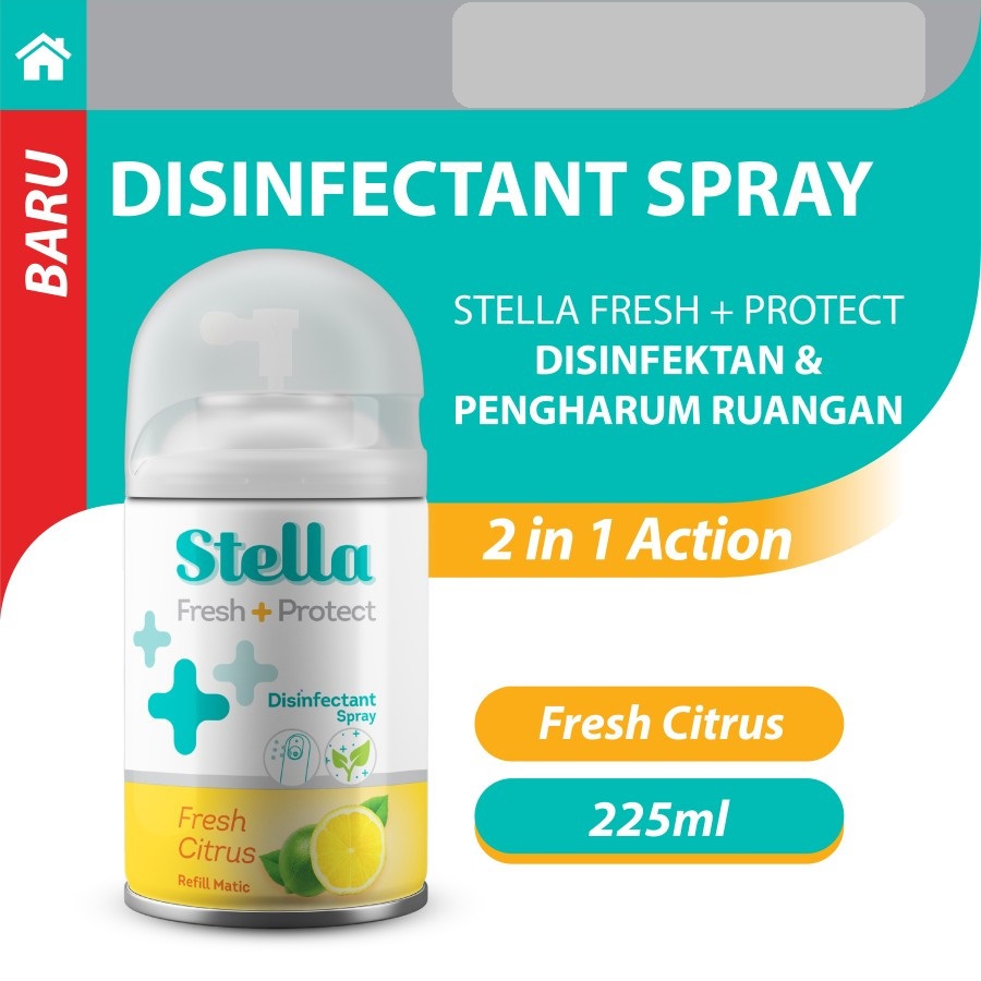 Desinfektan Matic Spray - Stella Fresh & Protect Disinfectant - REFILL ...