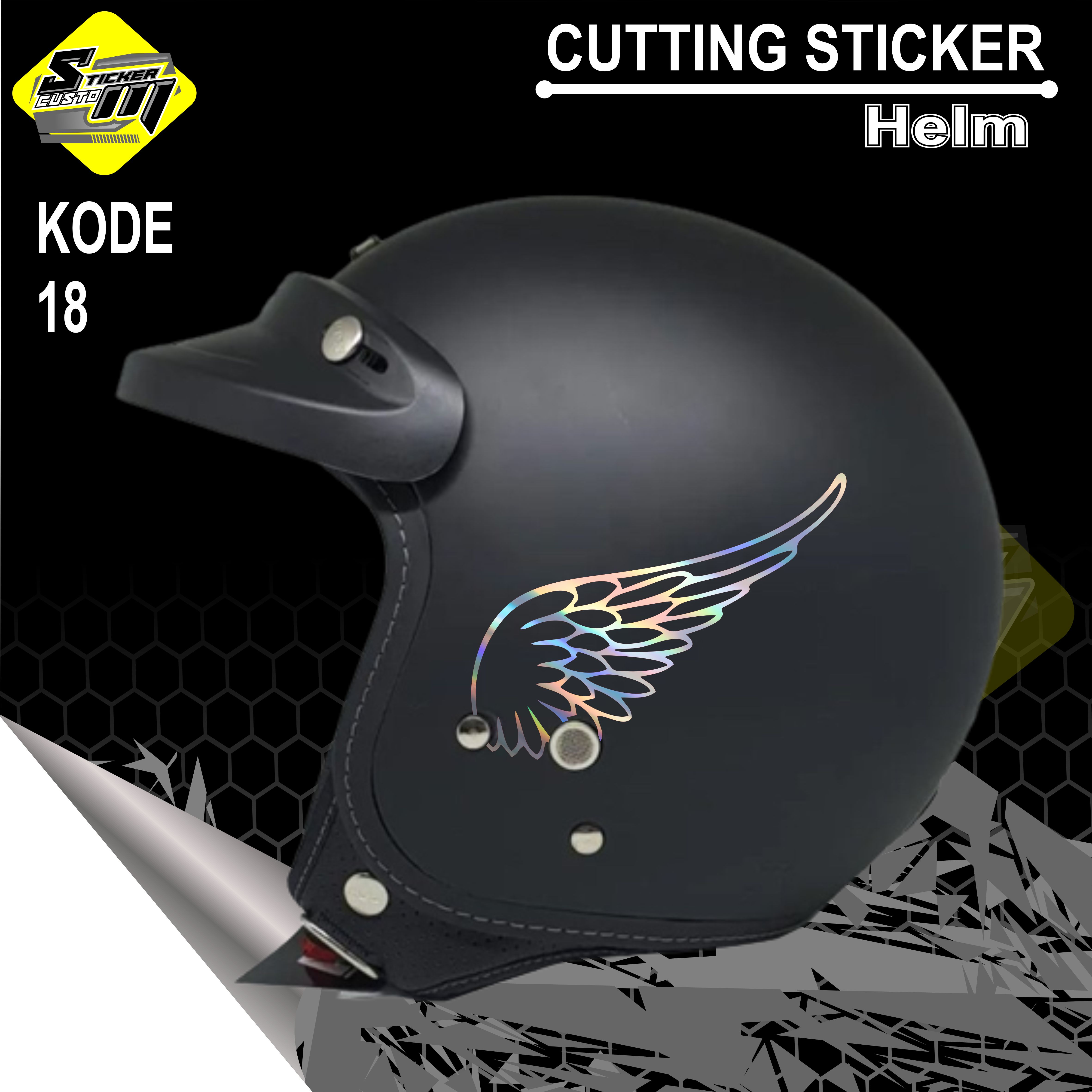 ( NEW )Stiker Helm Bogo - Cutting Sticker Variasi Helem Bogo Setiker ...