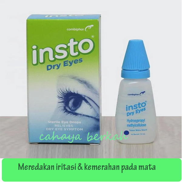 INSTO REGULAR EYE DROP HIJAU DAN INSTO DRY EYES BIRU MOISTURE MATA ...