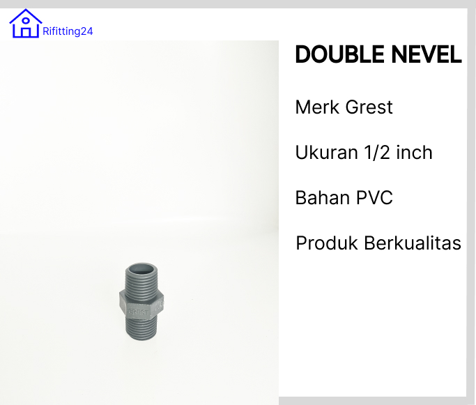 DOUBLE NEVEL/DOBEL NEPPEL 1/2 INCH MERK GREST | Lazada Indonesia
