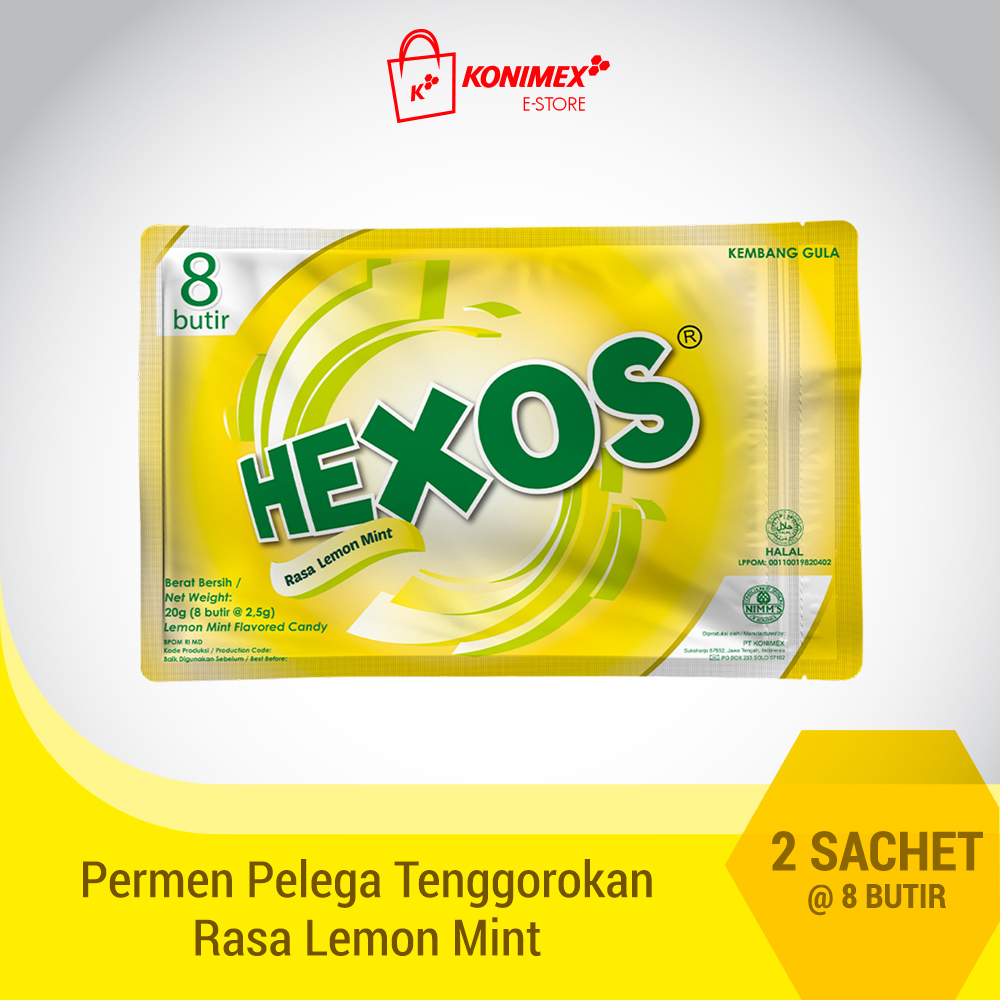 Hexos Lemon isi 8 butir (2 pouch) | Lazada Indonesia