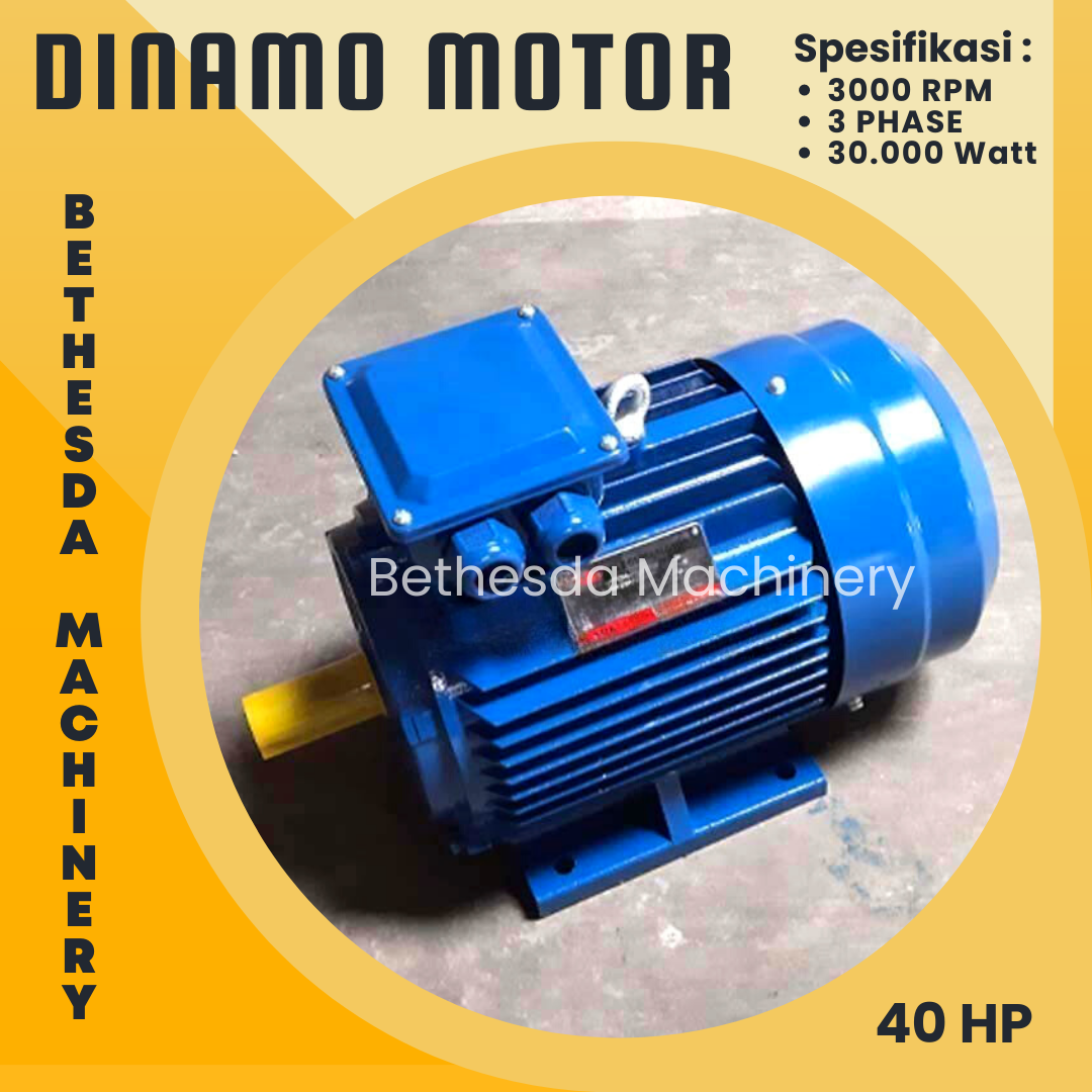 Electromotor ADK 40 HP 50 hp 60 Hp 3000 RPM Dinamo 3phase | Lazada ...