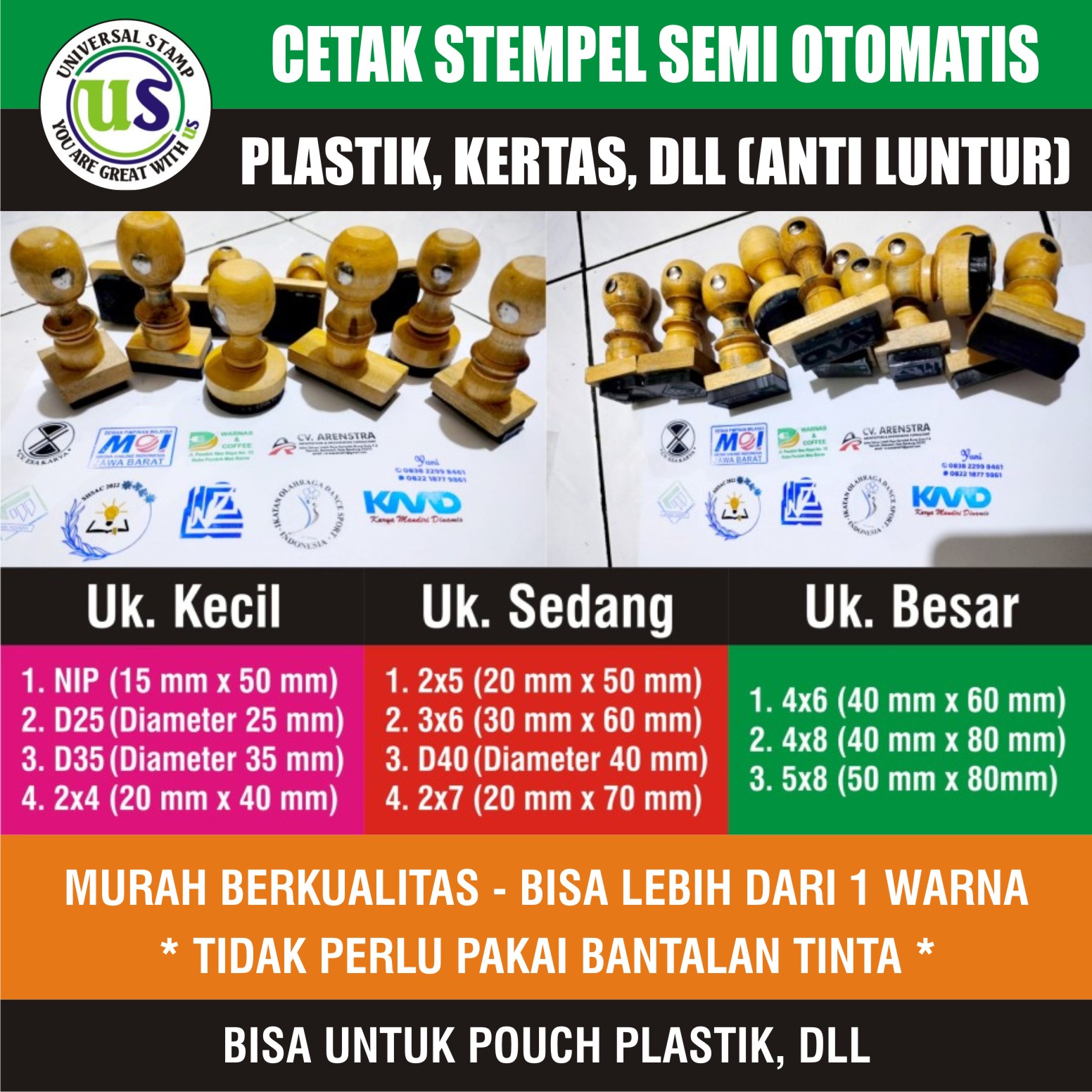 Cetak Stempel Flash Plastik Semi Otomatis | Lazada Indonesia