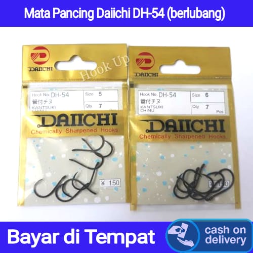 Kail Pancing Daiichi DH-54 Berlubang / Mata Kail Kolam Galatama Daichi ...