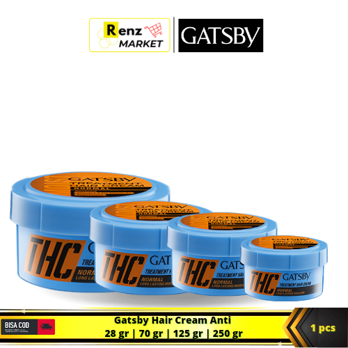 Gatsby Treatment Hair Cream THC minyak rambut pria | Lazada Indonesia