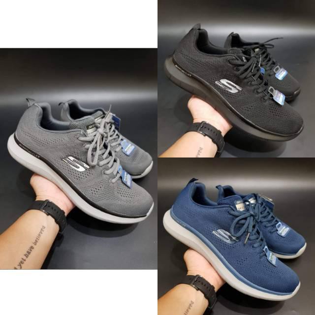 Sepatu Skechers Sketcher Skecher Quantum Flex Man + Lengkap Box | Lazada Indonesia