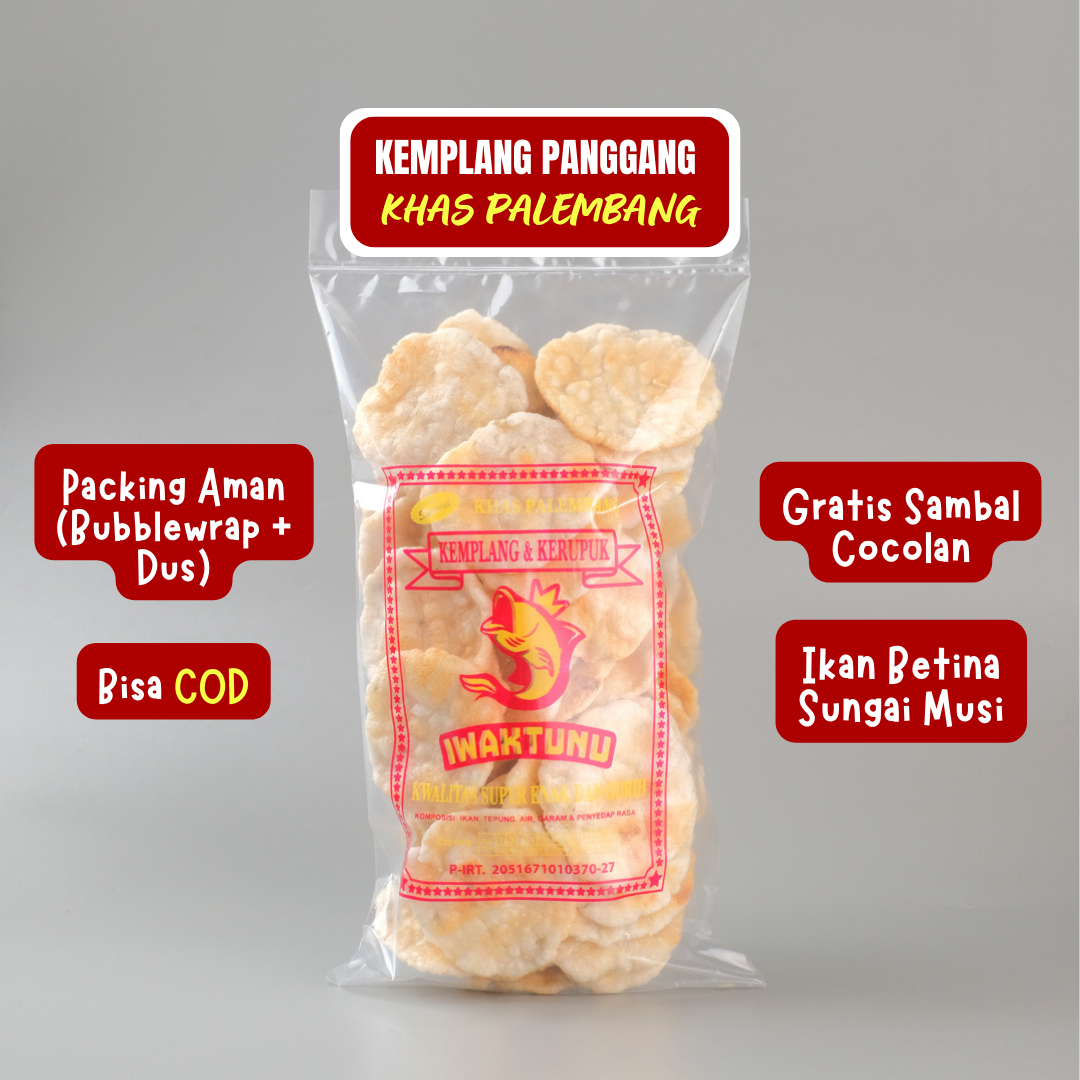 Kemplang Panggang Bantat | Kemplang Iwaktunu Palembang | Lazada Indonesia