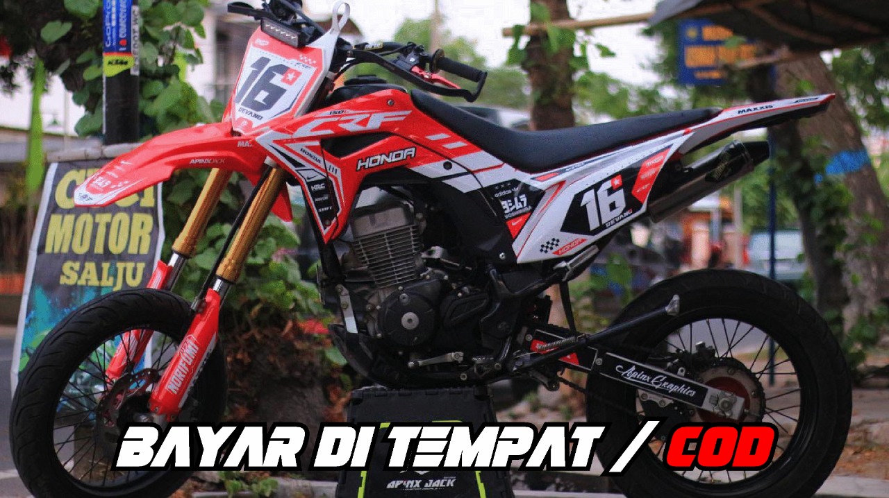 Decal Stiker Full body Terbaru Motor CRF 150 L Merah Putuh Hitam Paling ...
