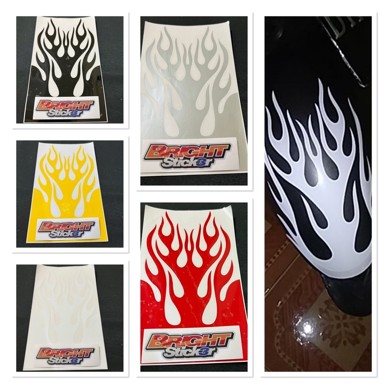 STICKER SPAKBOR MOTOR STICKER LIDAH API CUTTING | Lazada Indonesia