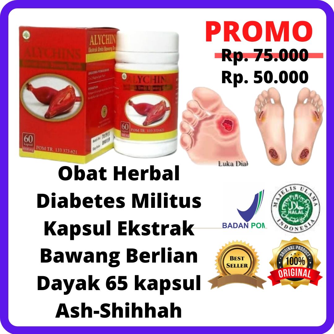 Herbal Diabetes Melitus[Bawang berlian[Bawang Dayak[kapsul Ashihah ...