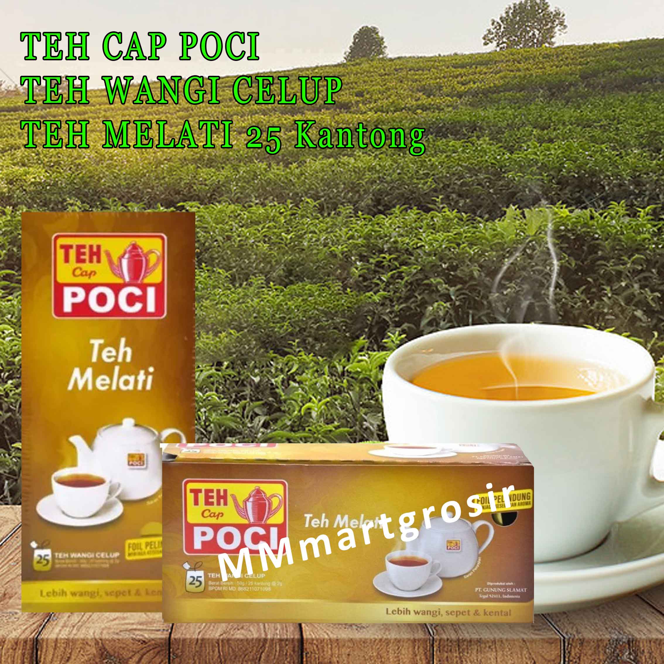 Teh Celup Cap Poci / Teh Wangi celup / Teh Melati / Tea Bag 50g 25 ...