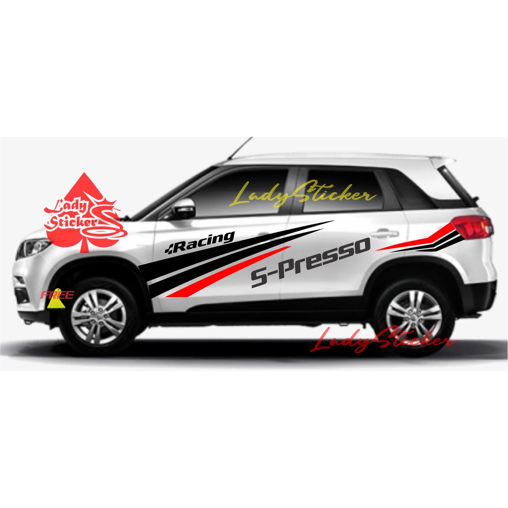 New sticker stiker mobil s-presso striping sticker mobil suzuki s ...
