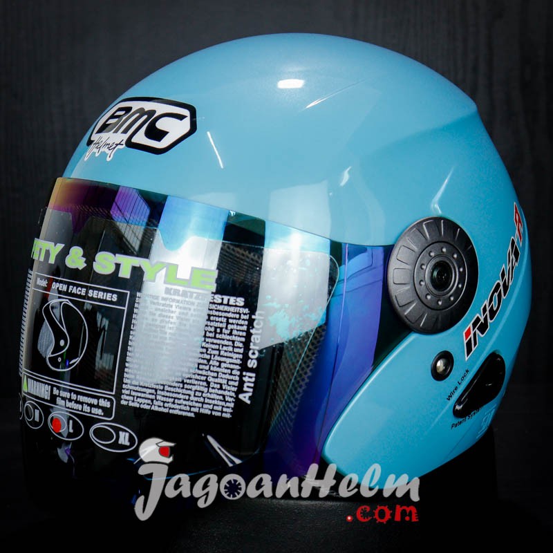 BMC Helm Inova-R SOLID LIGHT BLUE | Lazada Indonesia